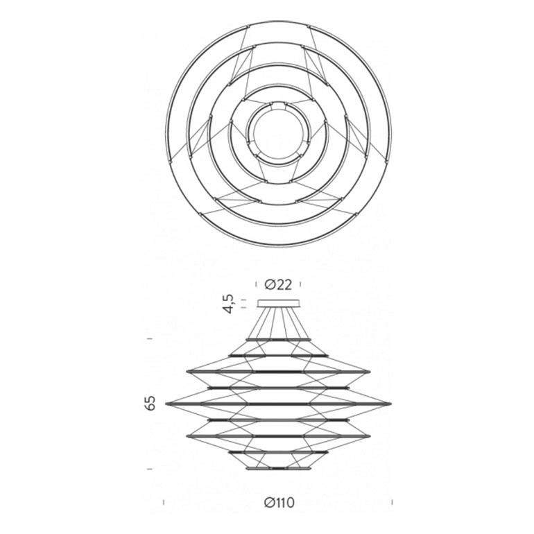 NEMO Drop 9 sospensione scontata su AP Illuminazione