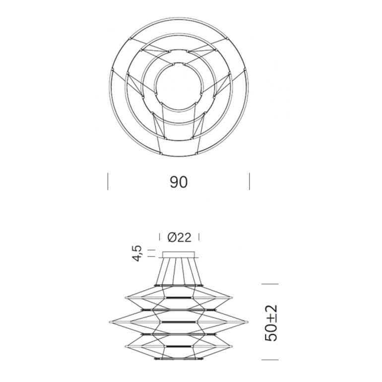 NEMO Drop 7 sospensione scontata su AP Illuminazione