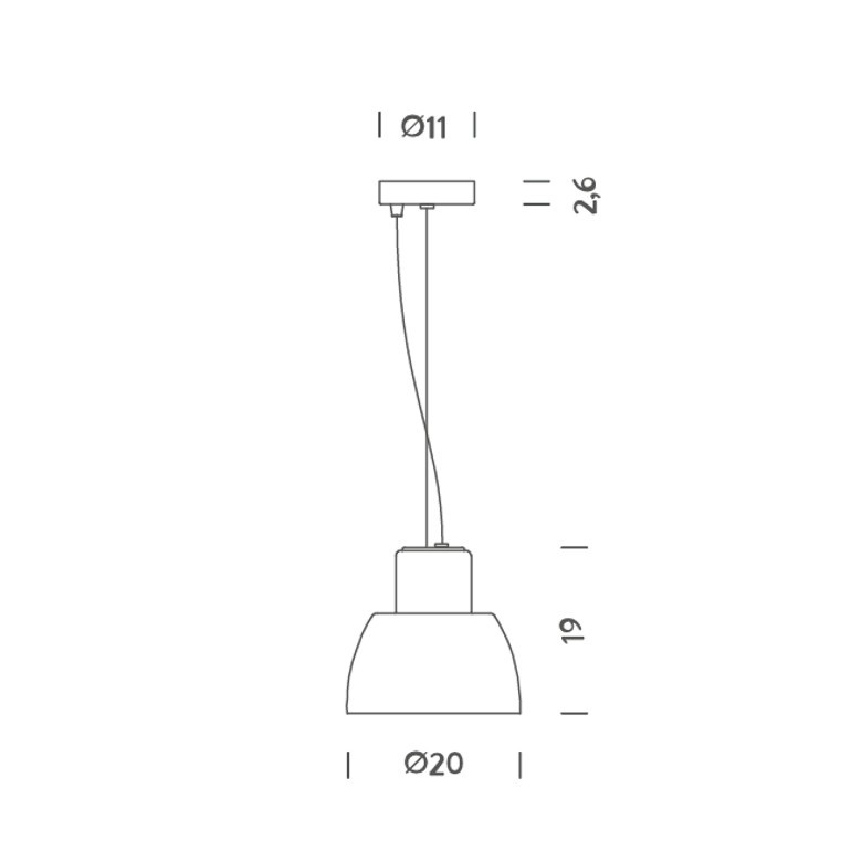 NEMO Lorosae 20 sospensione a prezzo scontato su AP Illuminazione